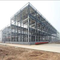 China Industrial Q235 Multi Storey Steel Frame Construction Easy Install for sale