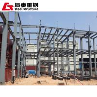 China Industrial Q235 Multi Storey Steel Frame Construction Easy Install for sale