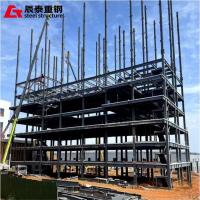China Prefabricated Multi Storey Steel Frame Construction High Strength Lightweight for sale