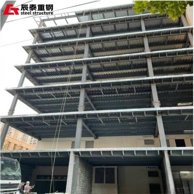 China Office Industrial Multi Storey Steel Frame Construction Large Span for sale