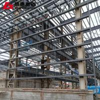 China Wind Resistant Steel Structured Petrochemical Raw Material Pretreatment Multi Storey Workshop for sale
