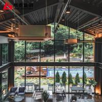 China Prefabricated Steel Material  Steel Structure Commercial Building Coffee Shop Library for sale
