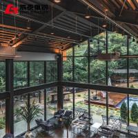 China Prefabricated Steel Material  Steel Structure Commercial Building Coffee Shop Library for sale