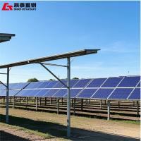China Seismic Anti Corrosion Bracket Steel Structure Building For Solar Photovoltaic for sale