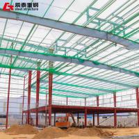 China Commercial Steel Prefab Warehouse Wide Span Steel Buildings Construction for sale