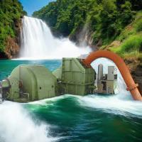 China 300-3000rpm Water Turbine Generator with ≥50 Years Service Life / Customized Corlor for sale