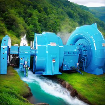 China Automatic Control Francis Water Turbine Generator with Stainless Steel Runner for sale