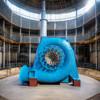 China Custom Color Water Turbine 200kw-20mw Power Output Air / Water Cooling for sale