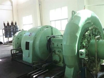 China Vertical Francis Water Turbine Generator 450-1000RPM Rated Speed 400V 800V 6.3kV 10kV Voltage for sale
