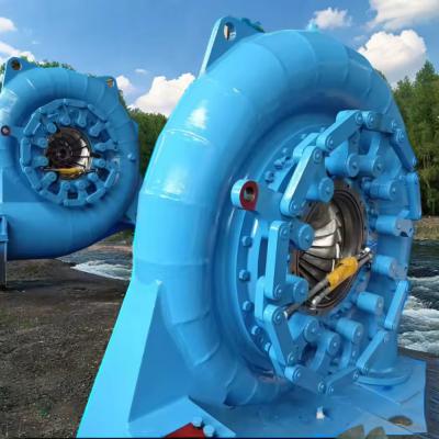 China Water Turbine Generator Vertical Installation 200kw-20mw Power Output Brushless Excitation Mode for sale