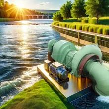 China Vertical Water Turbine Generator 50Hz Brushless 220V-690V Air Cooled Outdoor Automatic Control for sale