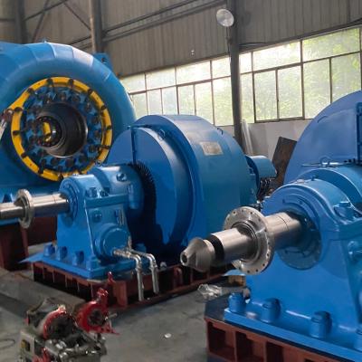 China Automatic / Manual Water Turbine Generator With 450-1000RPM Rated Voltage for sale