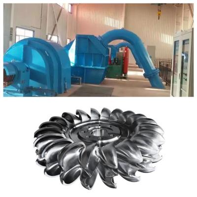 China 500-3000r/min Speed Range Pelton Type Turbine Generator with Brushless Excitation Mode for sale