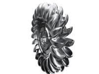 China Vertical Installation Method Hydro Turbine Runner with Inlet Pressure of 10 MPa Hardened Metals Material Capabilities for sale