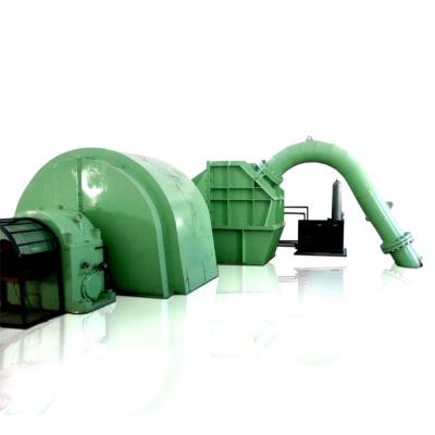 China 3 Phase Single Phase Pelton Turbine Generator 1MW-10MW Carbon Steel for sale