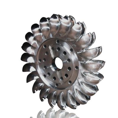 China Pelton Wheel Runner In Hydro Power Plant , Water Turbine Runner High Efficiency for sale