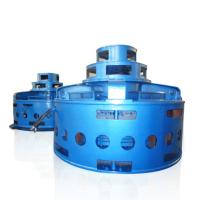 China 2000-10000kg Turgo Turbine Generator designed for Flow Rate 109 cubic meters per second Power Range 500 kilowatt to 70 megawatt energy production for sale