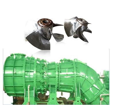 China 100KW 6300V 10500V Tubular Water Turbine Generator for sale