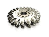 China Hydropower Pelton Turbine Stainless Steel Runner And Wheel For Water Power Plants for sale