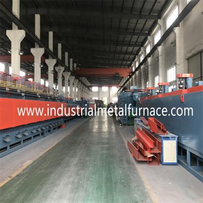 China 960kw Natural Gas Chain Type Mesh Belt Furnace 55Cr3 1500 X 14000 X 200mm for sale