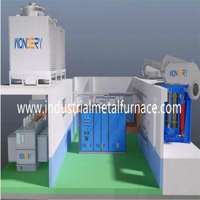 China Efficient Industrial Melting Furnace Power Frequency 50/60Hz Heating Time 0-999min for sale