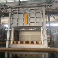 China Trolley Type Car Bottom 900KW Rotary Hearth Bogie Type Heat Treatment Furnace 4000kg for sale