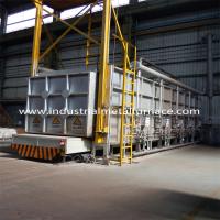 China Large-Scale 8X4X2m 30Ton Gas-Fired Car Bottom Furnace with 8-Zone Control and 300mm Insulation for sale