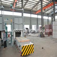 China Electric Aging Car Bottom Furnace Heat Treatment For Aluminum Parts 3 Zones for sale