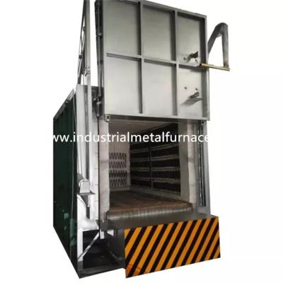 China Electric Bogie Hearth Heat Treatment Furnace 1200 Degree Celsius 3500×1600×1600mm for sale