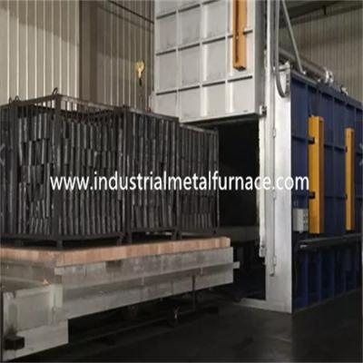 China 1400℃ Electric Heat Treatment Furnace Car Bottom Furnace For Shafts And Tools 1500×800×800mm for sale