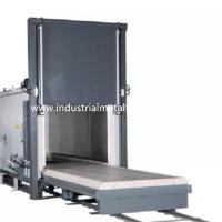 China Bogie Hearth Heat Treatment Furnace Tilting Trolley 65KW 18Ton 1100*550*450 for sale