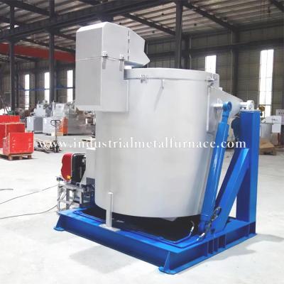 China WDL-GRX 1000kg Electric Resistance Furnace with 500°C Max Temperature and Round Silicon Carbide Crucible for Tin Melting for sale