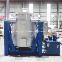 China 800kg High-Efficiency Natural Gas Industrial Aluminum Melting Furnace with Hydraulic System and 850°C Capacity for sale