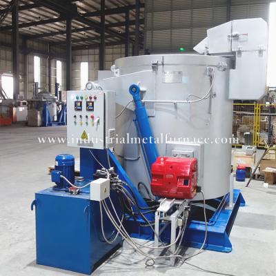 China Oil Fired 500KG Tin Melting Furnace with Graphite Crucible for Industrial Applications for sale