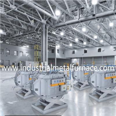 China 500KG-4100KG Capacity Aluminum Alloy Dosing And Holding Furnace For All Types Of Casting for sale