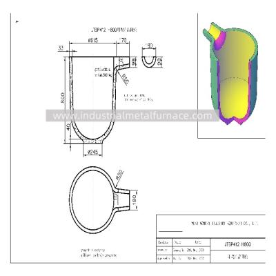 China High-Performance 300kg Graphite Crucible for Metal Melting for sale