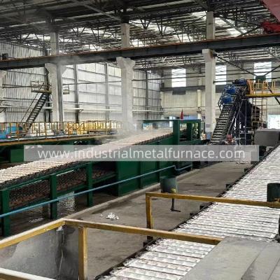 China 6.5KG 15M Aluminum Ingot Casting Machine Water Spary Cooling Ingot Mold for sale