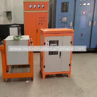 China WDL-DM-200: 200KG 80KW IGBT Aluminum Induction Metal Melting Furnace with Hydraulic Tilting System for sale