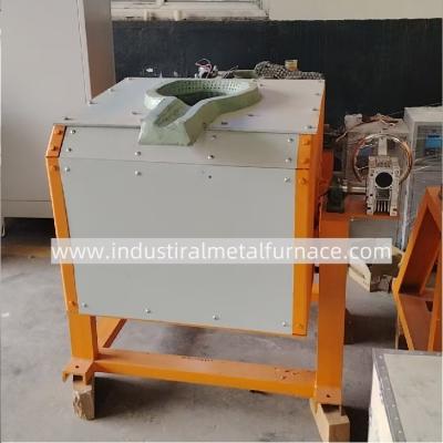 China WDL-DM-200 Tin  150KW IGBT Induction Metal Melting Furnace with Manual Tilting System for sale