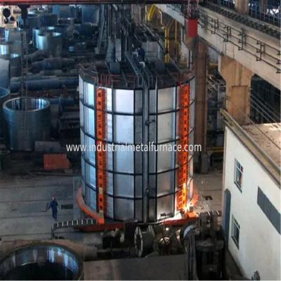 China Vertical Side-Loading Heat Treatment Furnace with 300-ton Capacity and 8-Zone Precision Control for 1000 °C Large Rotors for sale