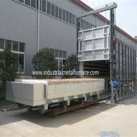 China 8000x4000x2000 mm Electrical Resistance Bogie Hearth Heat Treatment Furnace with 750 ℃ and 30 Tons Loading Capacity for Tempering and Annealing for sale