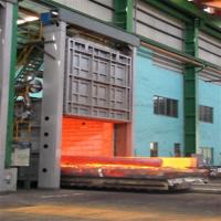 China 16*6*6m 60 Tons Gas-Fired Bogie Hearth Furnace with Low-NOx Combustion for Heat Treatment for sale