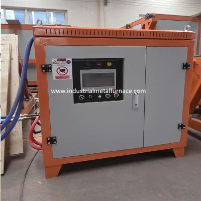 China 100KG Copper Induction Melting Furnace with 80KW IGBT Power and Hydraulic Tilting for High-Efficiency Metal Processing for sale