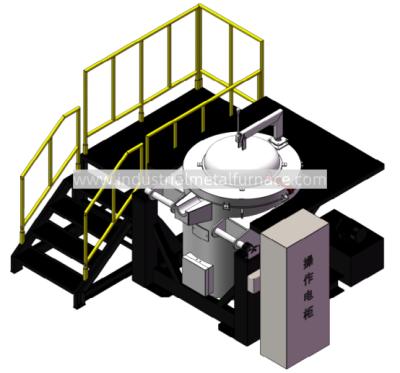 China WDL-DGQ-600 Electric Resistance Tellurium Melting Furnace with Hydraulic Tilting System for sale