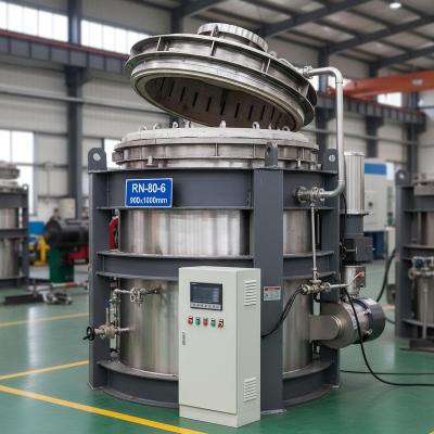 China Pit Type Nitriding Furnace RN-80-6 with 650°C Working Temperature, 80KW Power, and Φ900×1000mm Working Size for Industrial Heat Treatment for sale