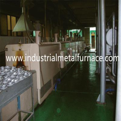 China 300kg/H To 800kg/H Mesh Belt Conveyor Aluminum Alloy Melting Furnace 600 Degree for sale