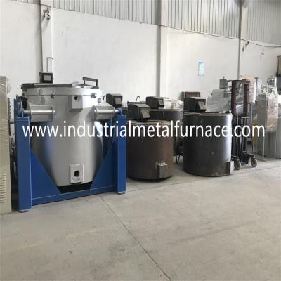 China WDL-RGQ-500 500kg Diesel Fired Hydraulic Tilting Aluminum Melting Furnace for sale