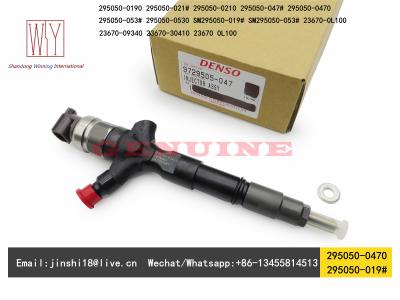 China Denso Genuine and New Fuel Injector 295050-047# 295050-0470 295050-019# 295050-021# 295050-053# for 23670-0L100 23670-09 for sale