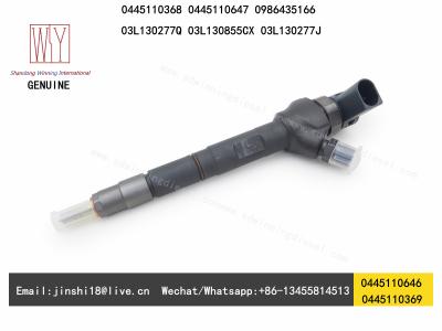 China BOSCH GENUINE AND BRAND NEW DIESEL FUEL INJECTOR 0445110369, 0445110368, 0445110646, 0445110647, 03L130277J, 03L130277Q, for sale