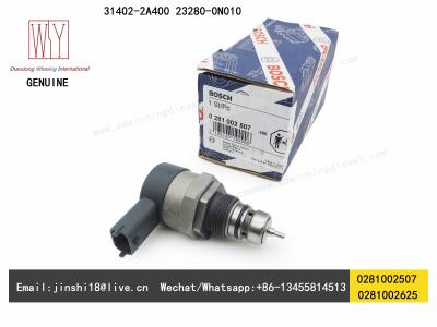 China BOSCH GENUINE AND BRAND NEW DIESEL FUEL PUMP PRESSURE REGULATING VALVE 0281002507, 0281002625, 31402-2A400, 23280-0N010 for sale